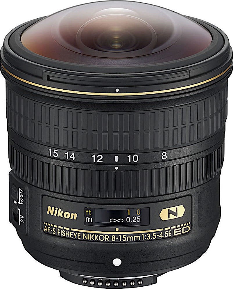 Nikon AF-S Fisheye NIKKOR 8-15mm f/3.5-4.5E ED Lens